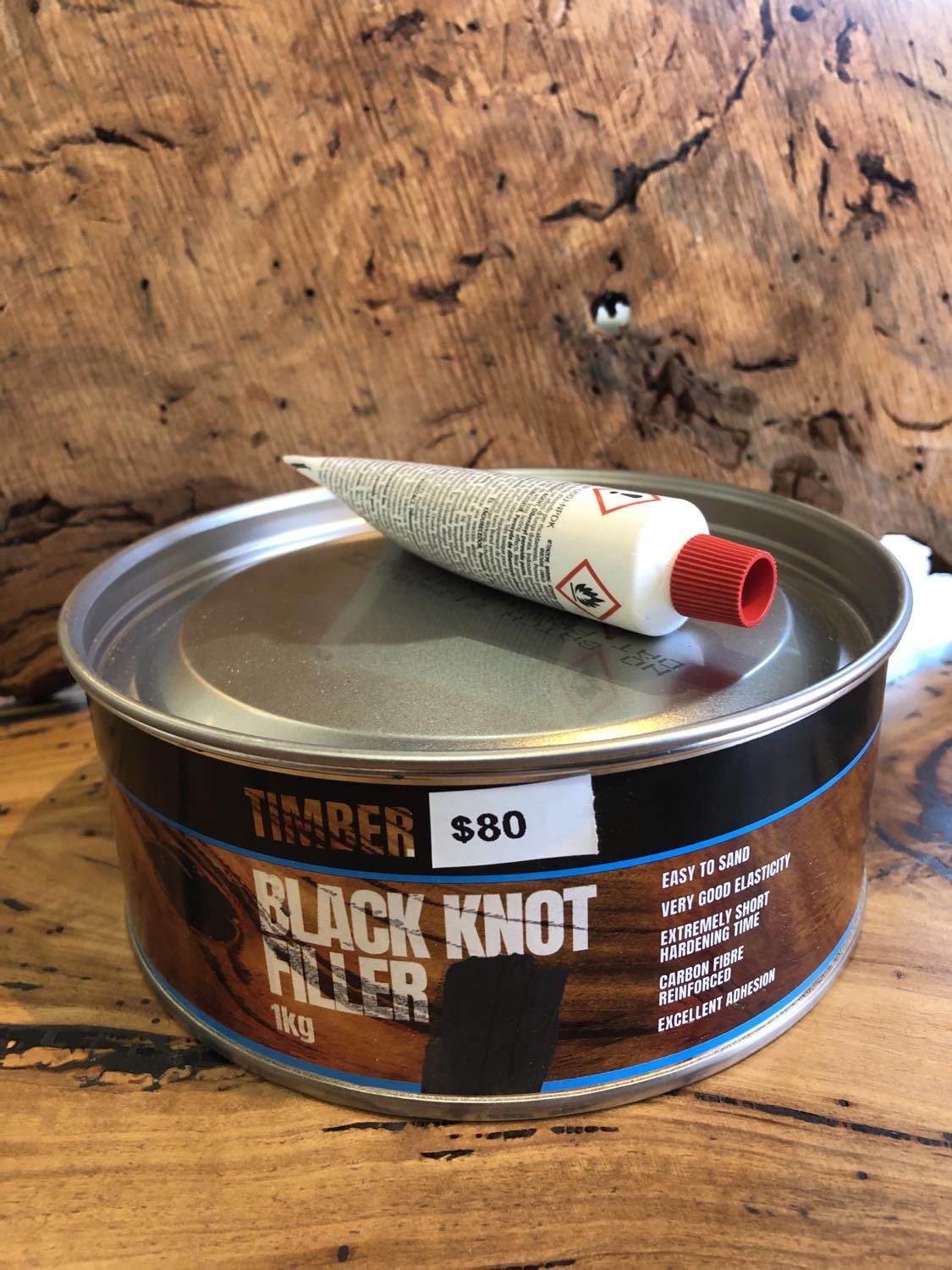 Timber Black Knot Filler 1kg – Australian Hardwood Company